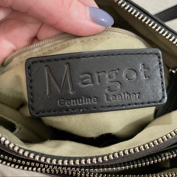 margot | Bags | Margot Black Leather Crossbody Bag Purse | Poshmark